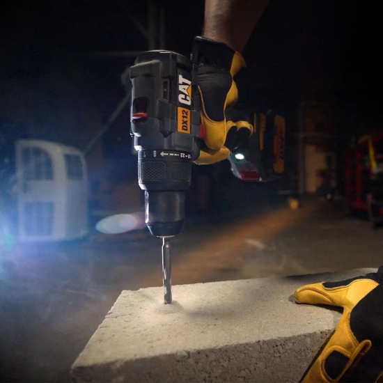 CAT DX12B 18Volt Kömürsüz Profesyonel Şarjlı Darbeli Matkap (Akü Dahil ...